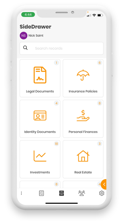 SideDrawer - collaborative digital vault